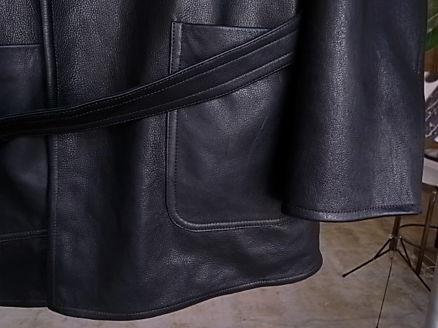 COMOLI レザー ショールカラーコート : TRUNK COMOLI レザー ショールカラーコート : TRUNK