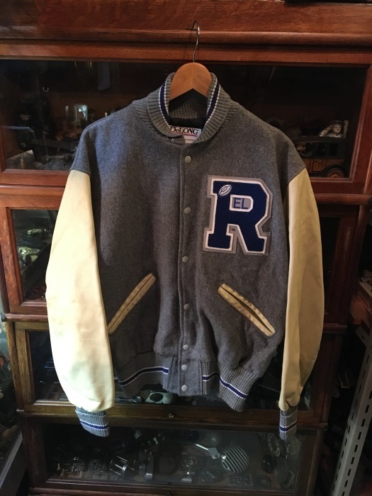 スタジャン 古着 (70S ヴィンテージ 袖革 レザー スタジアム スタジャン 古着 (70S ヴィンテージ 袖革 レザー スタジアム