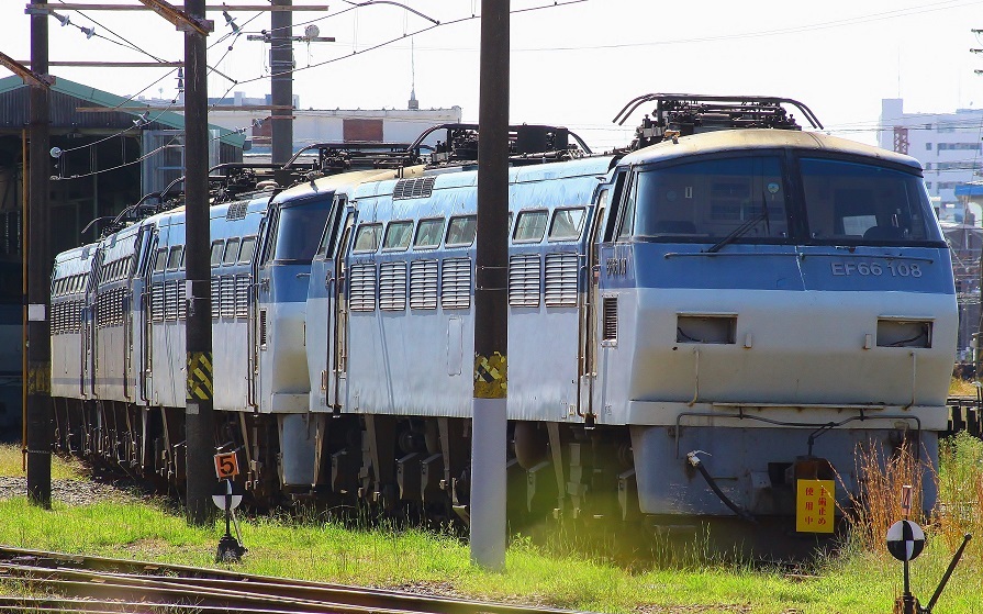 EF66-103,EF66-108,EF66-112,EF66-114解体線へ… : 適鉄～5th～