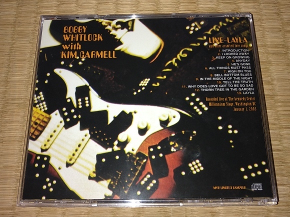 BOBBY WHITLOCK with KIM CARMELL / LIVE - LAYLA : 無駄遣いな日々