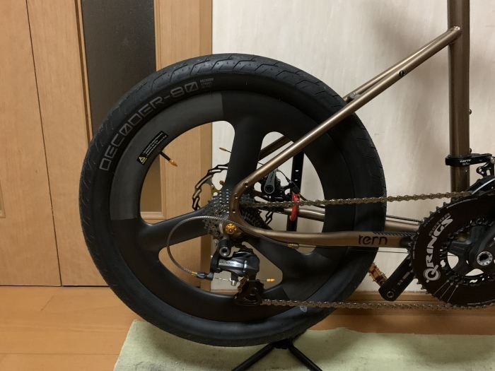 Tern amp f1 カスタム ICANホイールの実力 : KITAZYの言わせて頂きますw