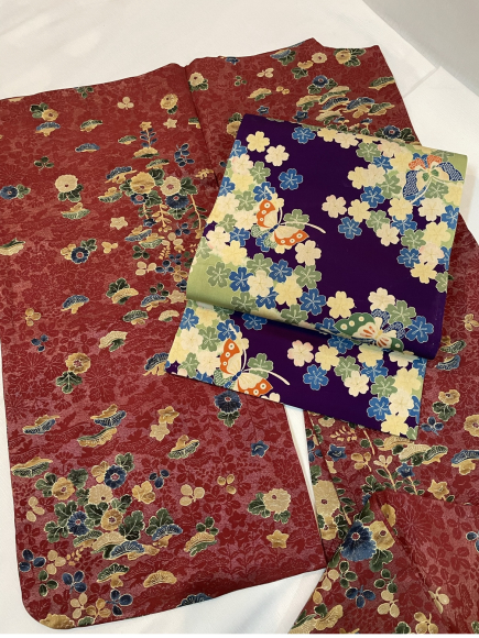 4/2より！目黒不動前「空フル〜カラフル〜vol.21」臙脂花着物・椿単衣着物・茶色ドット着物♪販売商品35 : 着物のいろは行商日記3