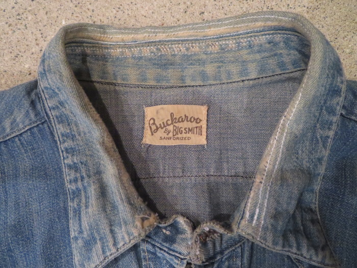 60's BIG SMITH Buckaroo Denim Shirts : DELIGHT CLOTHING&SUPPLY