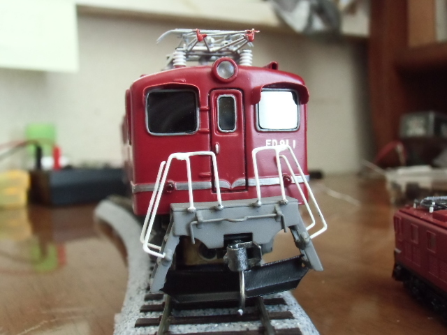 カワイモデル16番ED91につらら切り設置 : 新湘南電鐵 横濱工廠3