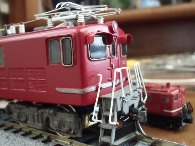 カワイモデル16番ED91につらら切り設置 : 新湘南電鐵 横濱工廠3