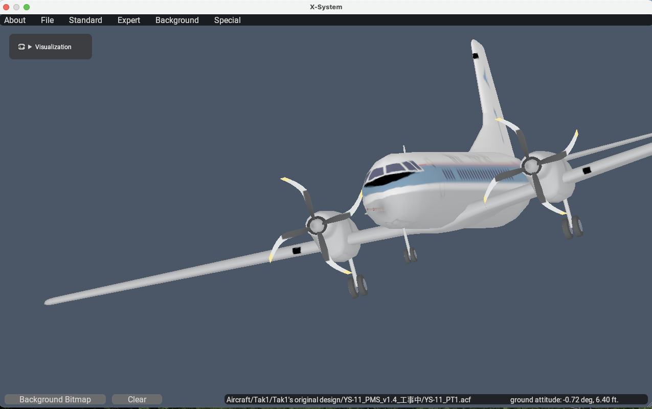 X-Plane 12 新しくなった Plane Makerで機体の修正を試みる : Project 1/200X : Spirit of Flyingtak1