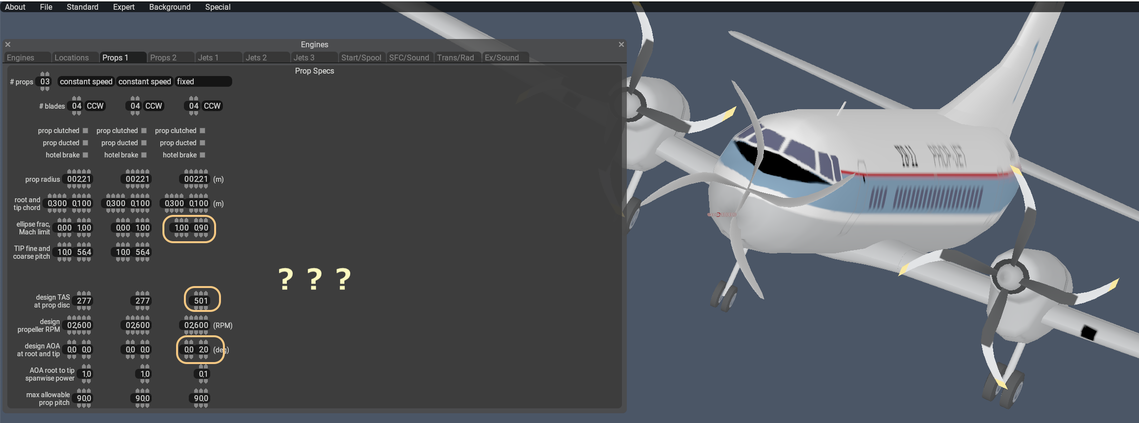 X-Plane 12 新しくなった Plane Makerで機体の修正を試みる : Project 1/200X : Spirit of Flyingtak1