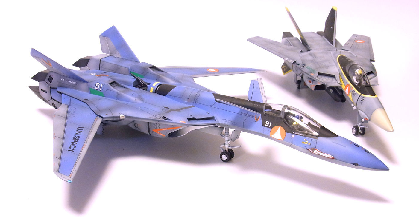 1/48 VF-19A VF-X ”RAVENS” 完成 4 : シン・シリウスまで8.6光年