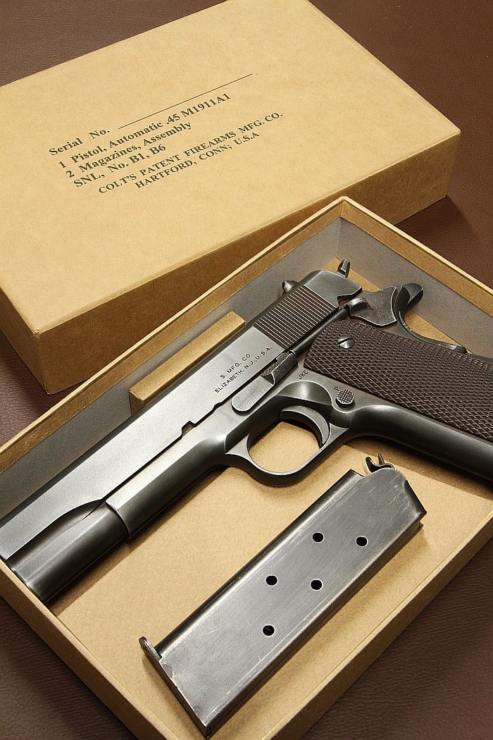 DOUBLE TAP製 "M1911A1 大戦中タイプコレクションボックス" : "人はパンのみに生きるにあらず" (ケイズ ブログ)