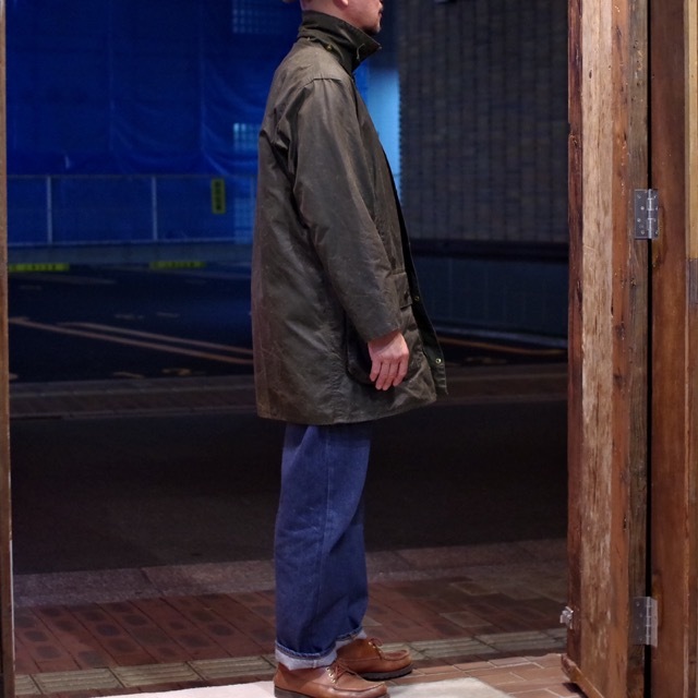 1980-90s Barbour BORDER Olive Green Size 40 / バブアー 1980-90s Barbour BORDER Olive Green Size 40 / バブアー